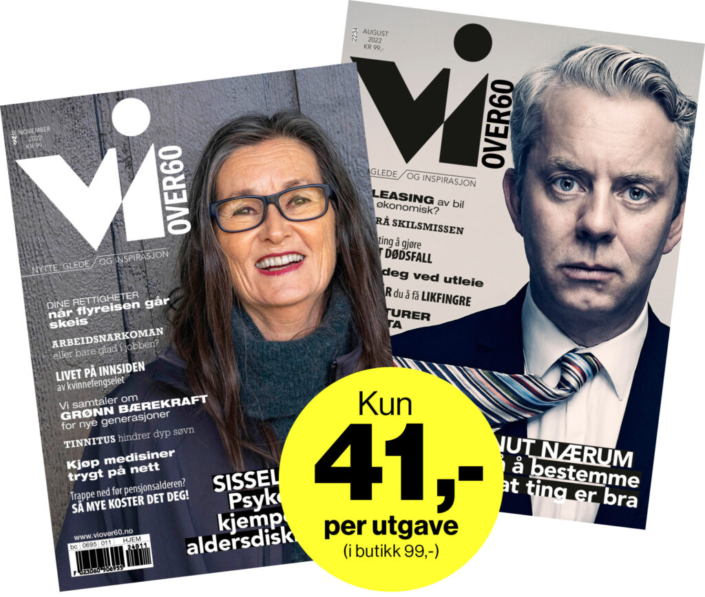 VI OVER 60 - Bestill ditt abonnement idag